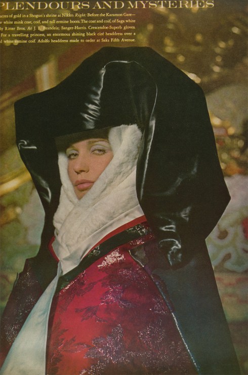 Veruschka in perhaps the Most Epic Fashion Story